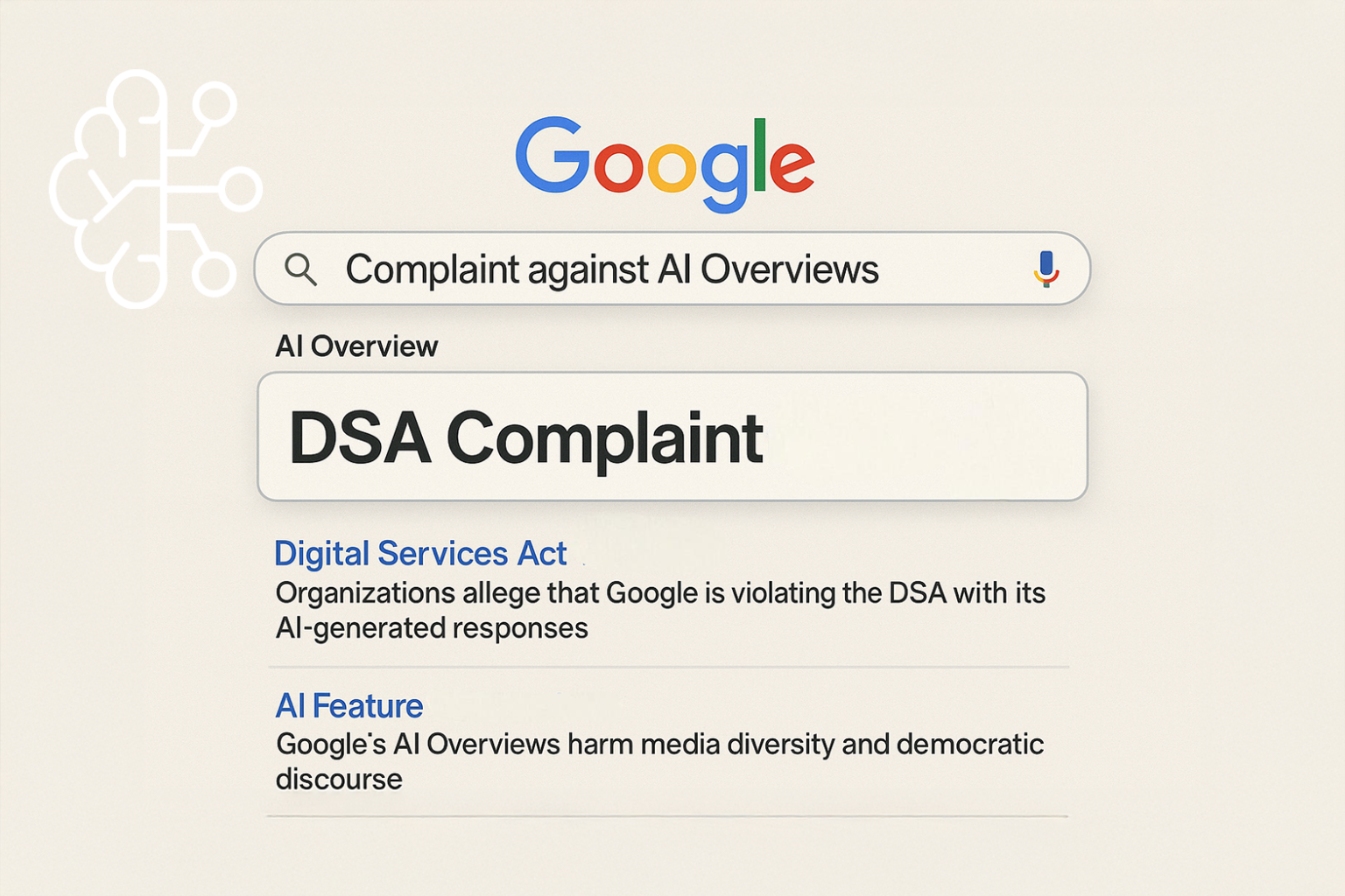 DSA-Beschwerde gegen Googles AI Overview - datenschutzticker.de